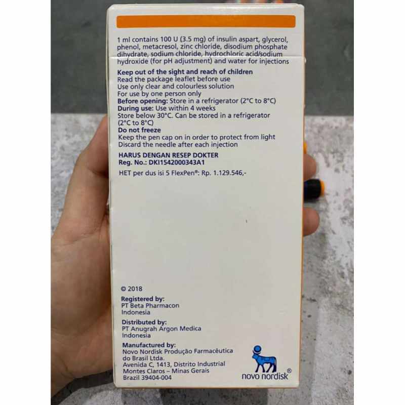 Jual Novorapid Insulin Aspart 3 Ml Ready Di Seller Lexa Connection ...