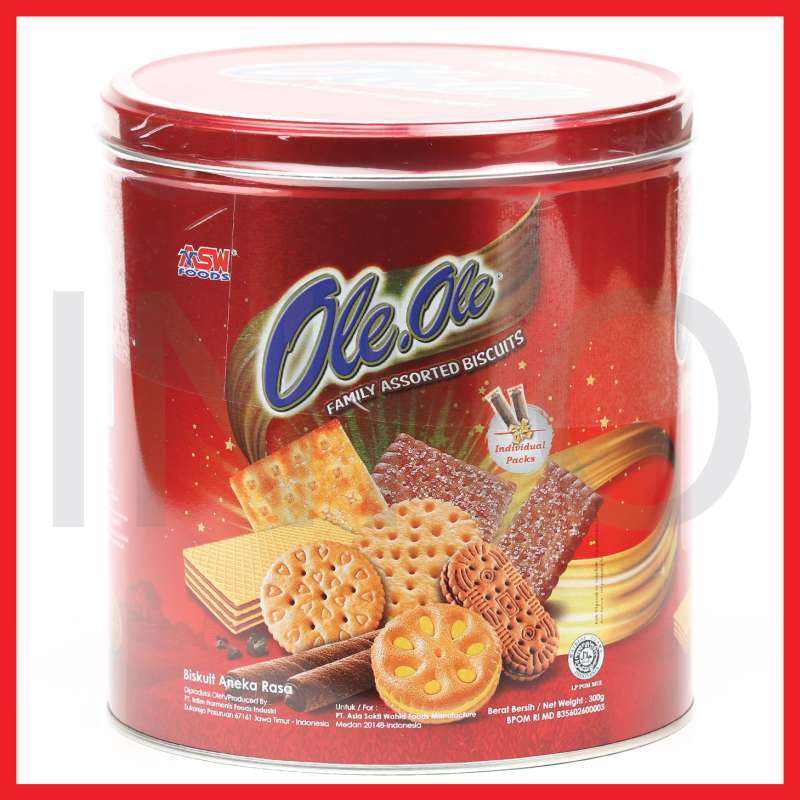 Jual ASW FOODS OLE OLE FAMILY ASSORTED BISCUITS KALENG 300GR di Seller ...