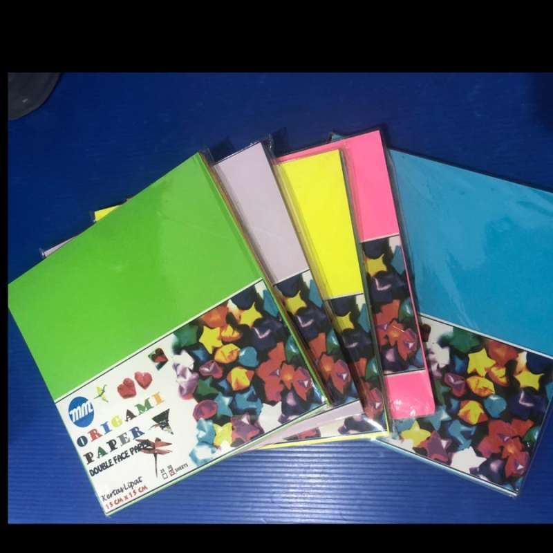 Jual Kertas Lipat MM Origami Dua Sisi 15x15 (isi 50 lembar) di Seller ...