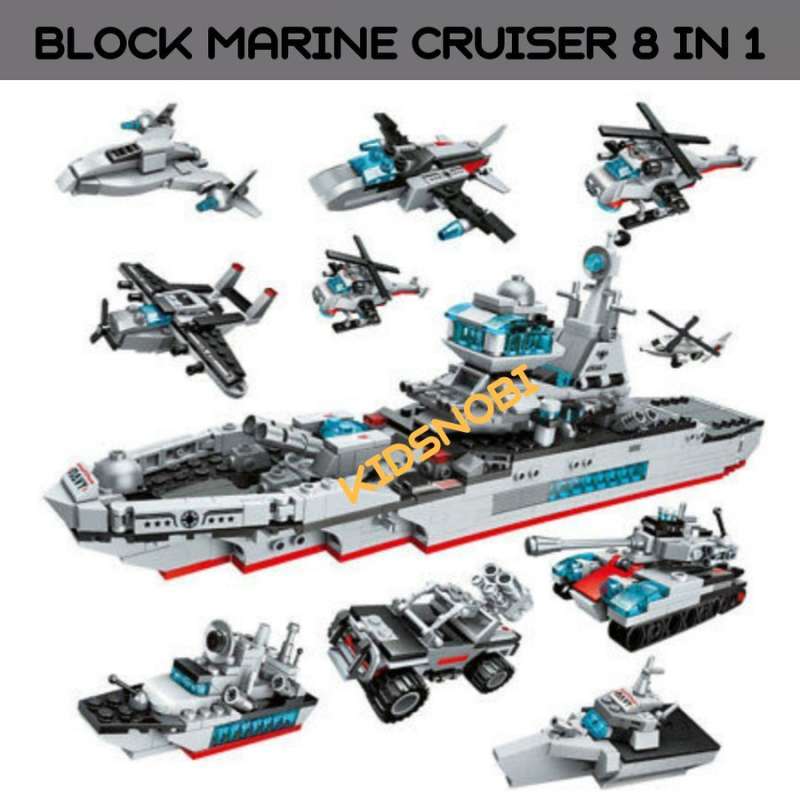 Jual Lego Block Kapal Perang Laut - Multicolor di Seller Kids Nobi ...