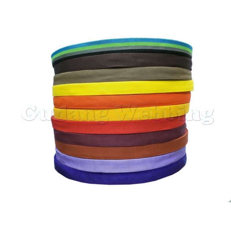 Jual Tali Webbing Double (Tali Webbing Tubular) - Grade B - Multicolor ...