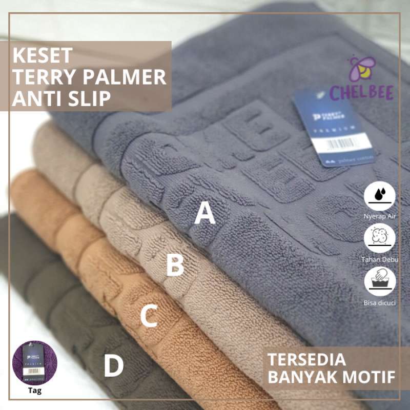 Jual Keset Handuk Terry Palmer Premium Ukuran 45x65 Cm / Keset Kamar ...