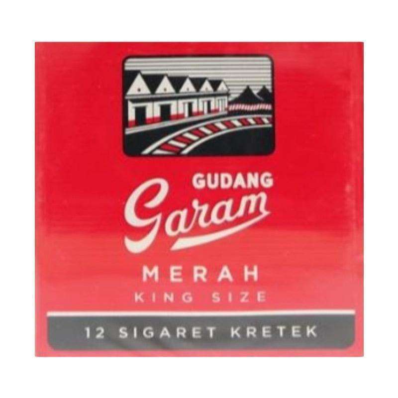 Promo Gudang Garam Merah 12 Rokok [ 10 Bungkus / Slop ] Diskon 2% di ...