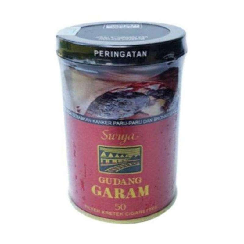 Jual Gudang Garam Surya Kaleng 50's [1 slop - 10 bungkus @ 50 batang ...