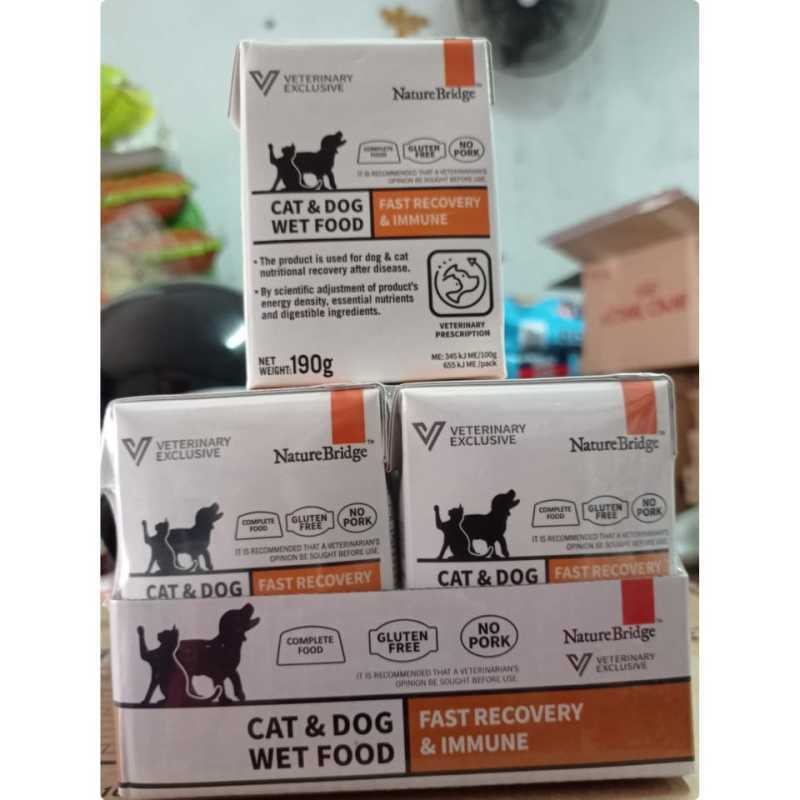Jual Nature Bridge Wet Food Fast Recovery & Immune 190gr Di Seller ...