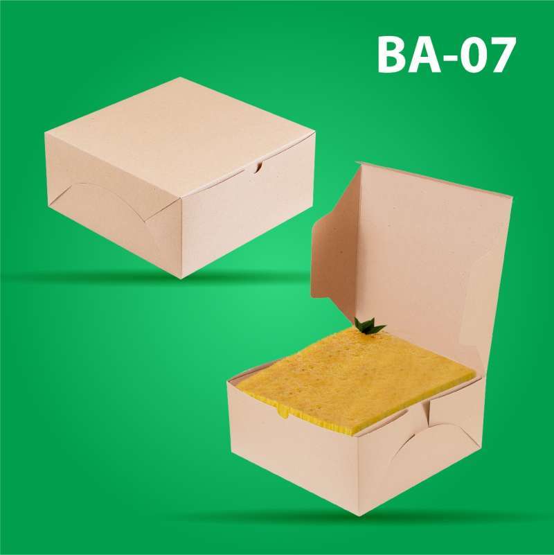 Promo (Isi 50 Lembar) Paper Box Dus Kue Cake Tumpeng Nasi Box B07K3 Non ...