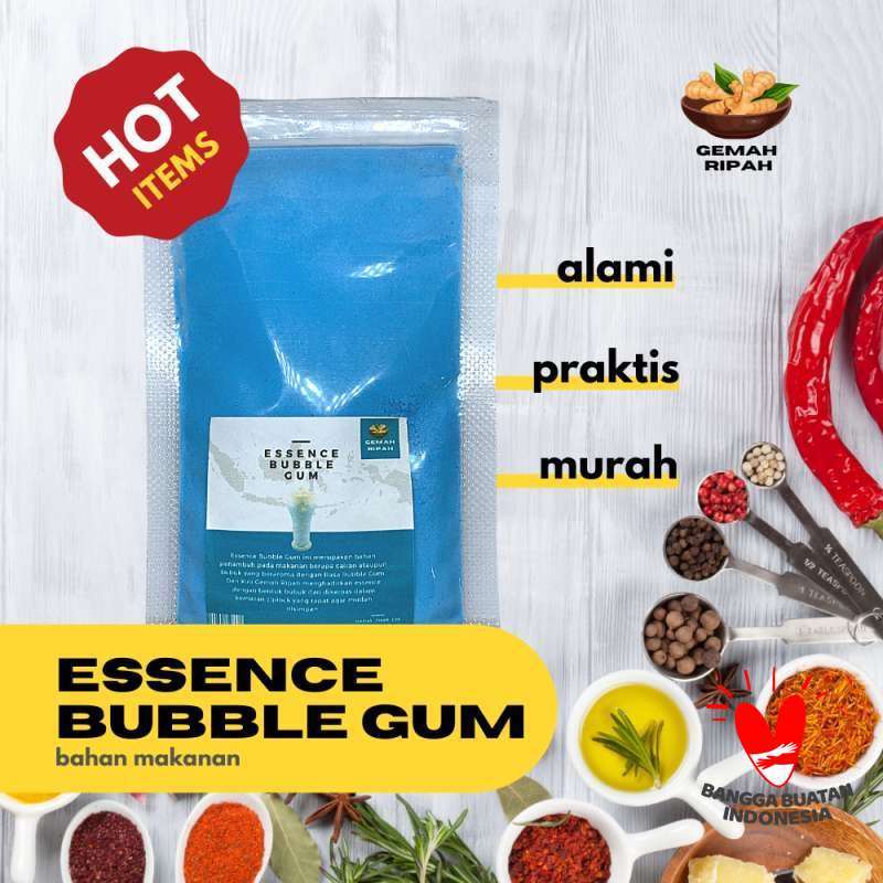 Jual Gemah Ripah bubuk rasa bubble gum premium essence essen bubblegum ...