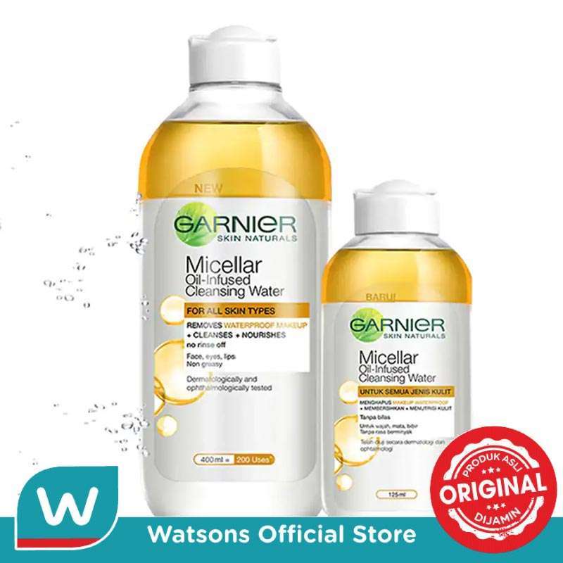 Jual Garnier Biphase Micellar Water in Oil Bundling 400 + 125ml di ...