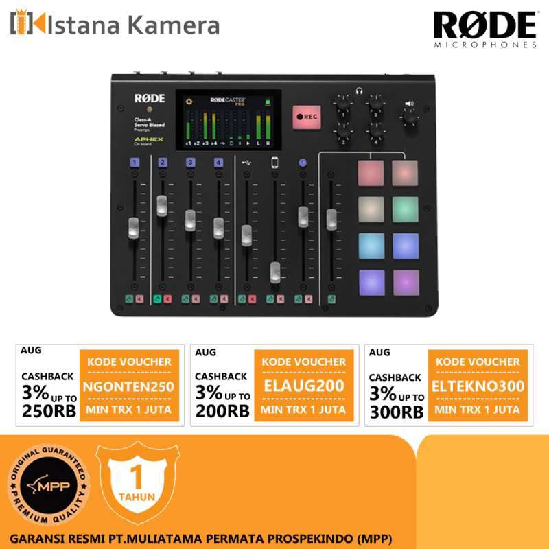 Jual Rode RODECASTER Pro Integrated Podcast Production Studio di Seller ...