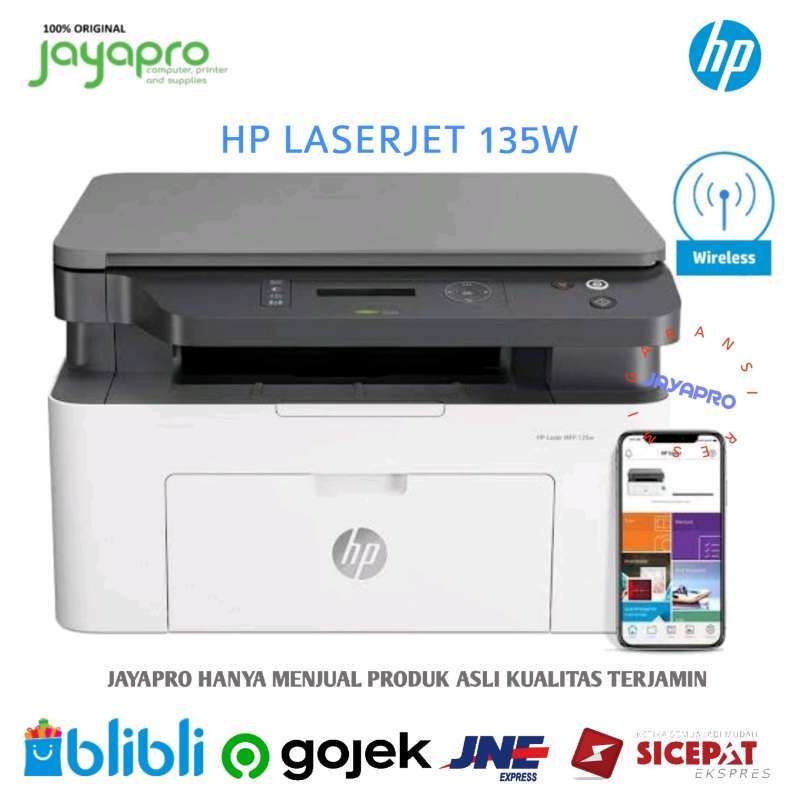 Jual Printer Hp Laser Mfp 135w All In One Wifi Di Seller Jayapro Jkt ...