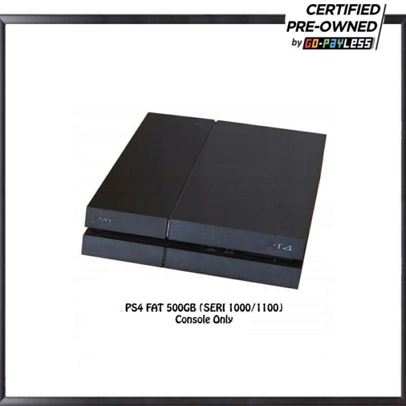 Jual Ps4 Fat 500gb Seri 1000/1100 Preowned (tanpa Stik / Tanpa Game) Di ...