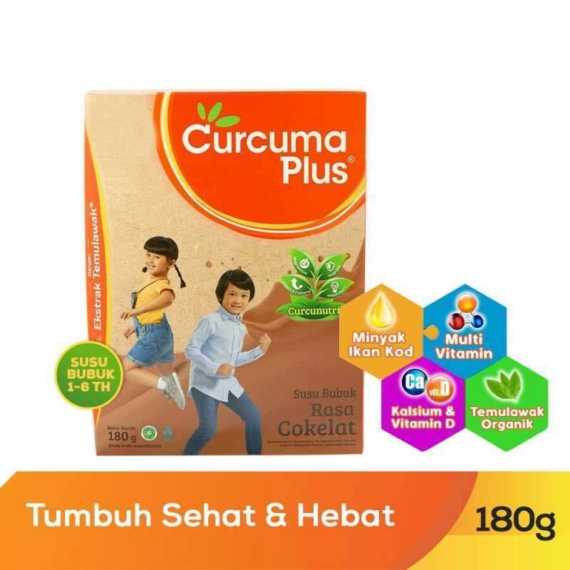 Jual Curcuma Plus Susu Bubuk Anak - Coklat 180gr (1 - 6 Tahun) di ...