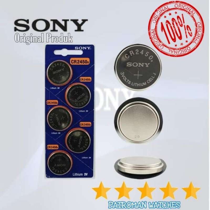 Promo BATERAI BATTERY BATREY SONY CR2450 / CR 2450 / CR-2450 ORIGINAL ...