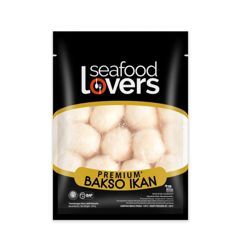 Jual Bakso Ikan Premium Seafood Lovers / Fish Ball Premium 250gr Halal ...