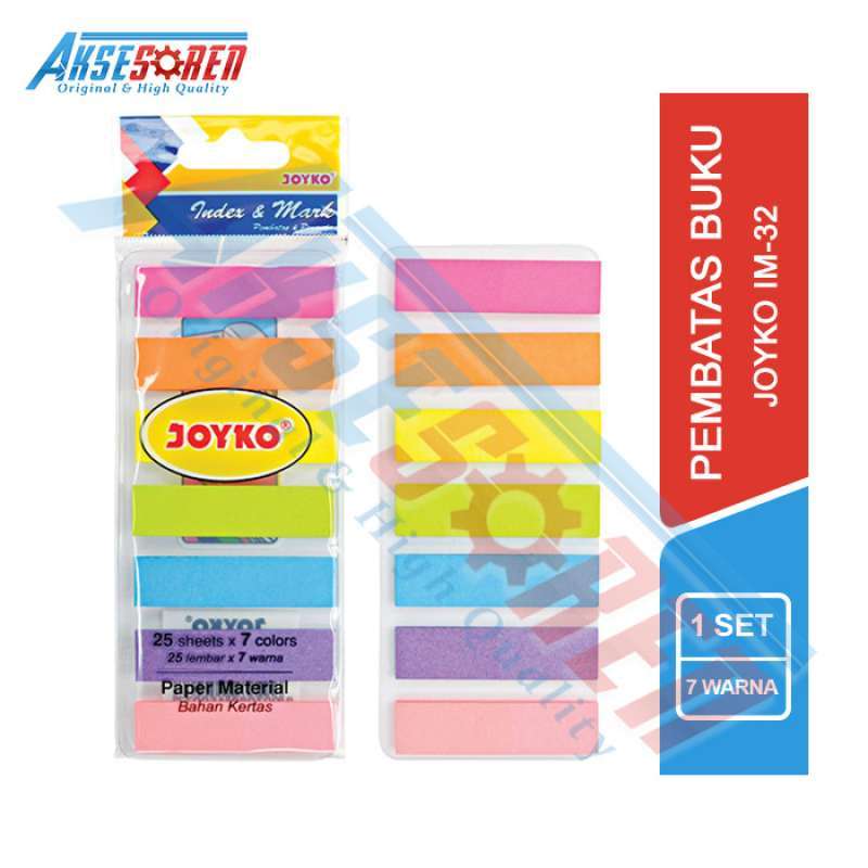 Jual Kertas Pembatas Joyko [im-32] / Index & Mark Page Markers ...