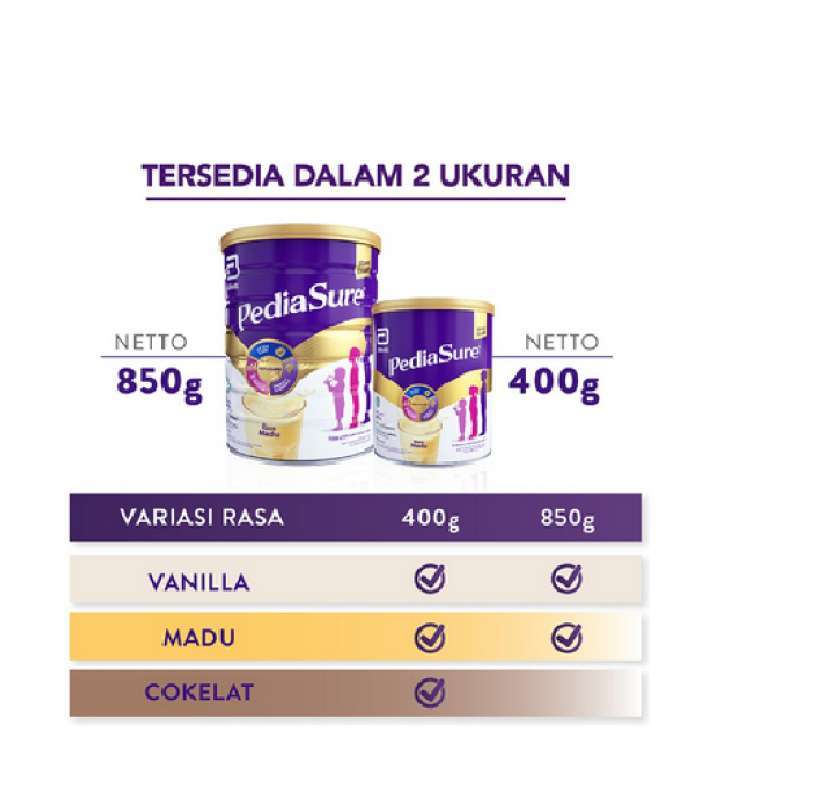 Jual Pediasure Triplesure Coklat Susu Formula [400 gr] di Seller NMbaby Official Store ...