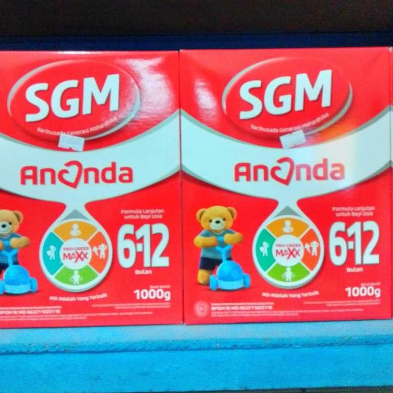 Jual SGM Ananda 2 Susu Formula [1000 g] di Seller De_Bebystore ...