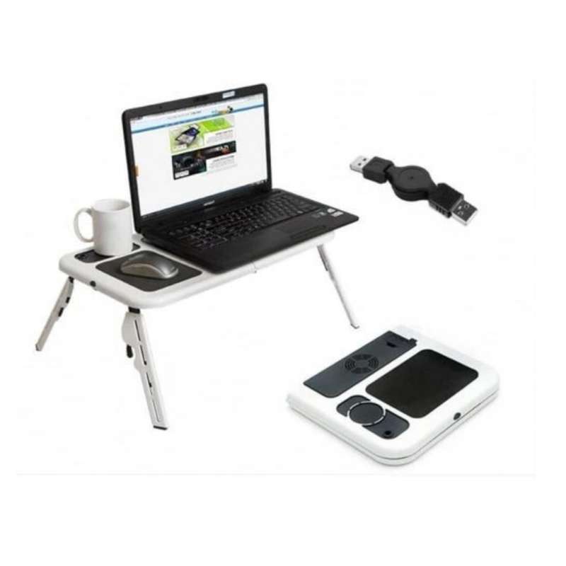 Jual Laptop Desk Meja Lipat E-table Dengan Kipas Pendingin Usb E-table ...
