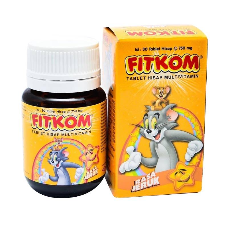 Jual Fitkom Jeruk Multivitamin & Suplemen [30 Tablet] di Seller Farhana ...