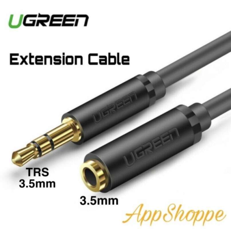 Jual UGREEN Extension Cable Aux Stereo Nylon 3.5mm Headphone Audio Jack ...