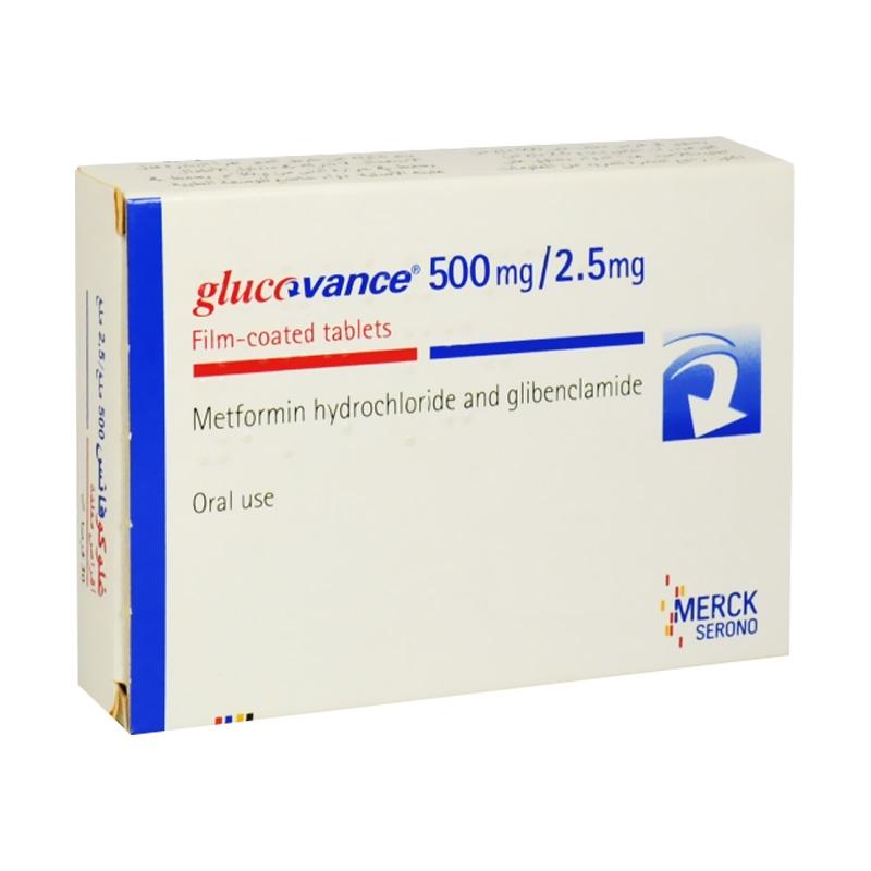 Jual Merck Glucovance Tablet Obat Kesehatan [2.5 Mg-500 Mg/ 10 Tablet ...