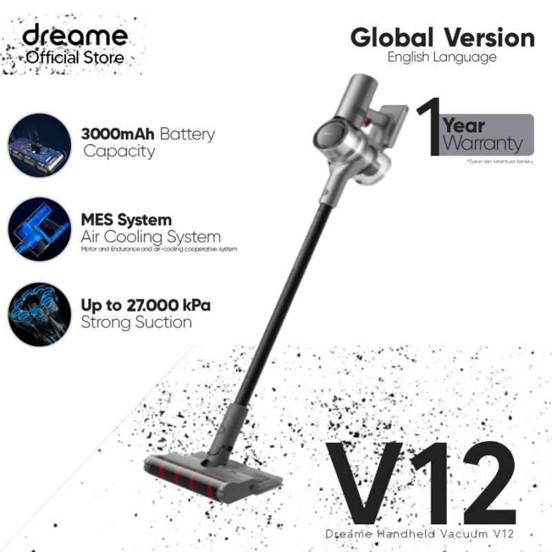 Jual Dreame V12 Handheld Vacuum 27000Pa cordless Penyedot Debu di ...