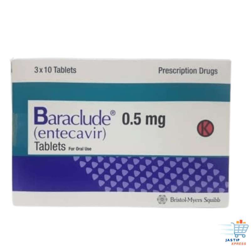 Promo (Ready) BARACLUDE 0.5mg 30 Tablets Diskon 5% di Seller ...