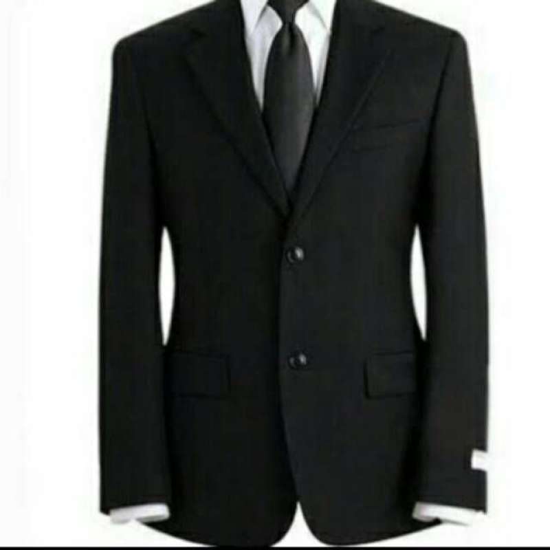 Promo Jas formal pria Jas wisuda - XL Hitam Diskon 10% di Seller ...