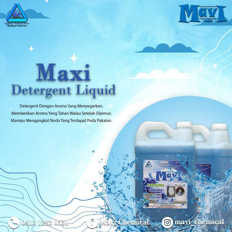 Promo Detergent Liquid Maxi Diskon 14% di Seller Mavi Chemical ...