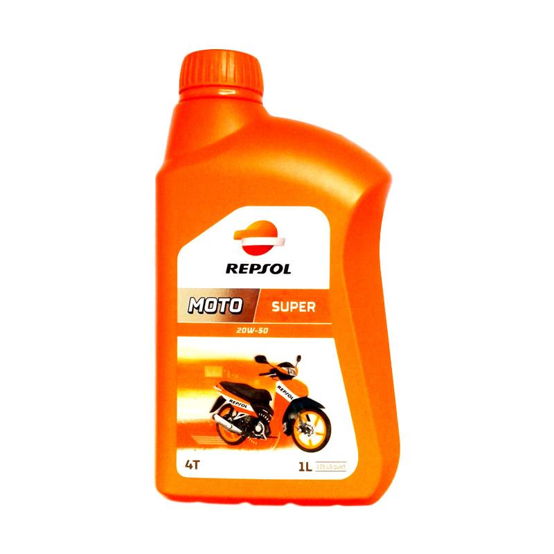Jual REPSOL Moto Super 20W-50 4T Oli Pelumas Mesin [1 L] di Seller ...