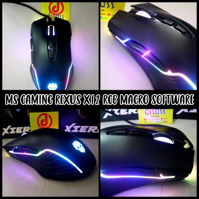 Jual Rexus X12 Xierra Professional Gaming Mouse RGB - Disass Jogja ...