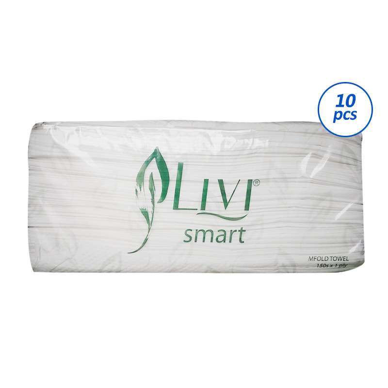 Jual Livi Evo Smart Multifold Towel Tissue [10 packs/150 sheets] di ...