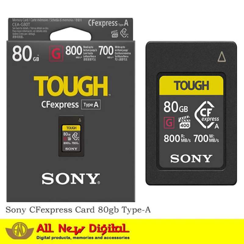 Promo SONY CFexpress Card 80gb TYPE-A TOUGH G series Memory Card Diskon ...