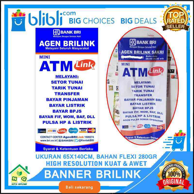 Jual Banner Brilink 🏷️ Original Terbaru, Terlengkap, & Harga Termurah ...