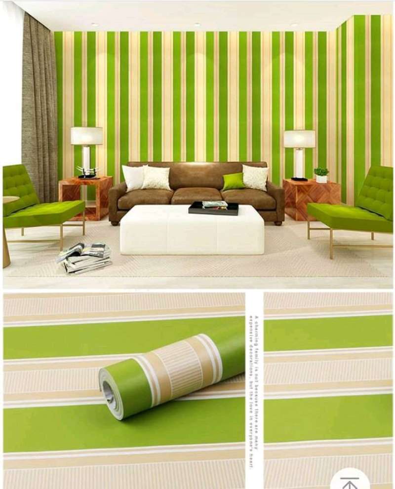Jual Wallpaper SALUR HIJAU - Wall Sticler Dinding 9/10M X 45Cm di Seller Grosir Online - Kota ...