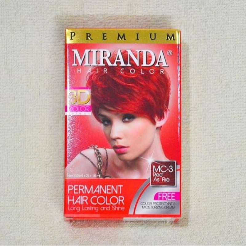 Jual Miranda Hair Color 30gr | Miranda Hair Color - MC-3 Red As Fire di ...