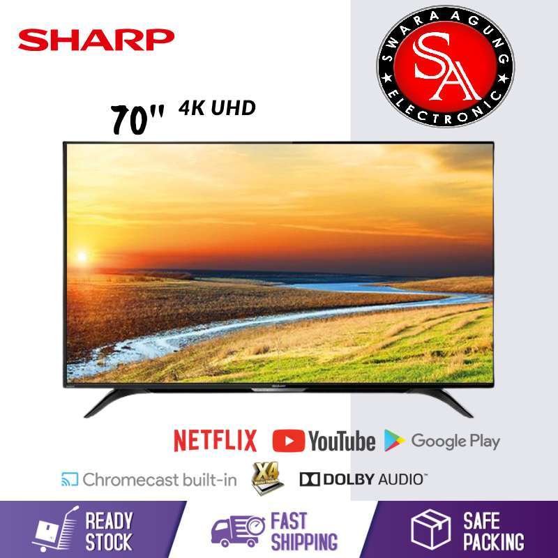 Promo Sharp 4t-c70ah1x Tv Led Smart Tv [70 Inch] Khusus Daerah Medan ...