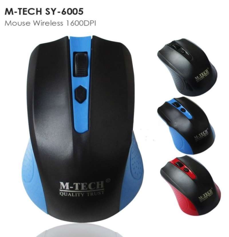 Promo M-tech Wireless Mouse Sy-6005 - Hitam Diskon 53% Di Seller ...