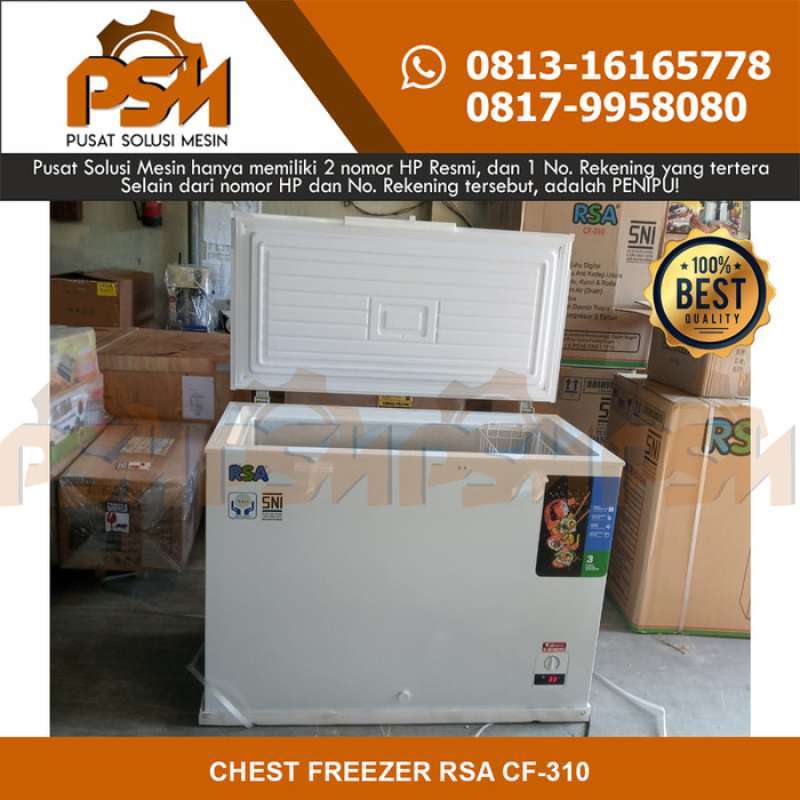 Jual CHEST FREZER RSA CF-310-300 L GARANSI RESMI (Kode 010 ...