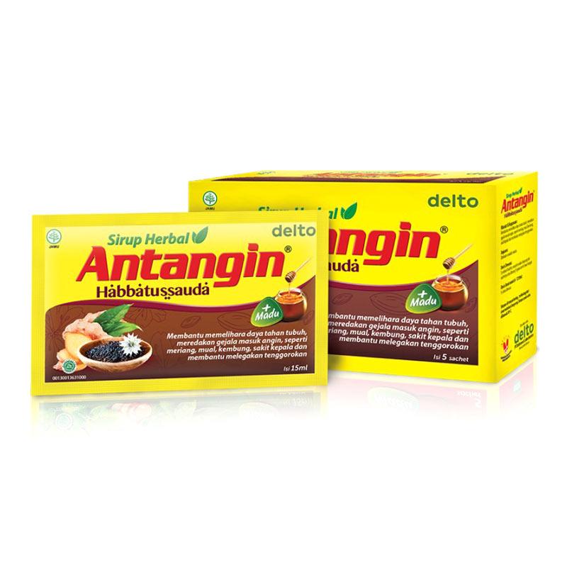 Jual Antangin Habbatussauda Sirup Herbal Sachet 5 x 15 ml di Seller ...