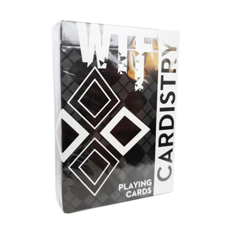 Jual Tokuniku Kartu Remi Import Wtf Cardistry Black And White Playing ...