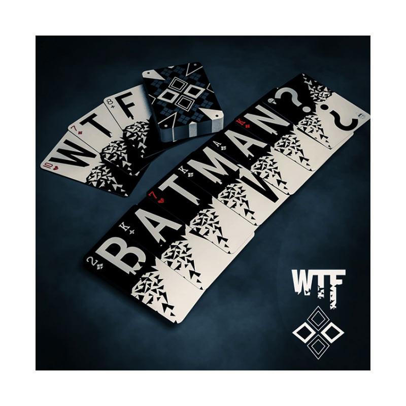 Jual Tokuniku Kartu Remi Import Wtf Cardistry Black And White Playing ...