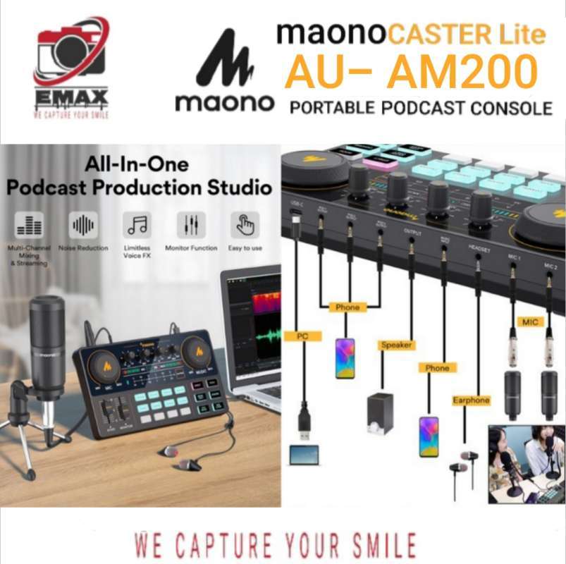 Jual maono CASTER Lite AU AM200 S1 Starter Bundle Kit Audio Mixer ...