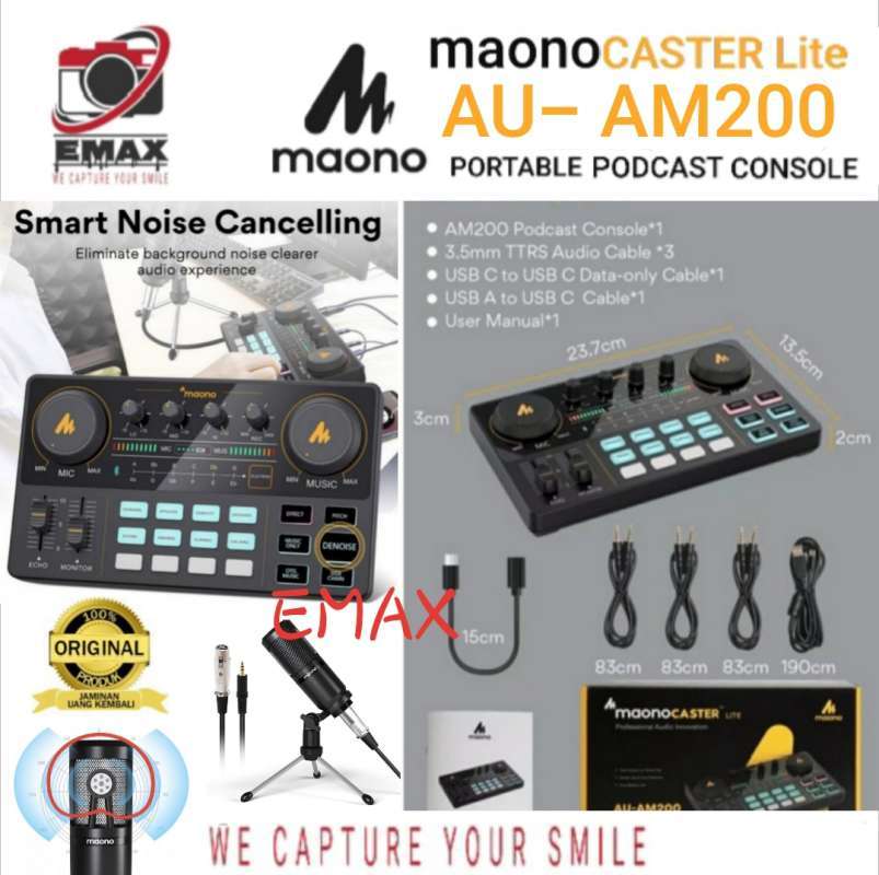 Jual maono CASTER Lite AU AM200 S1 Starter Bundle Kit Audio Mixer ...