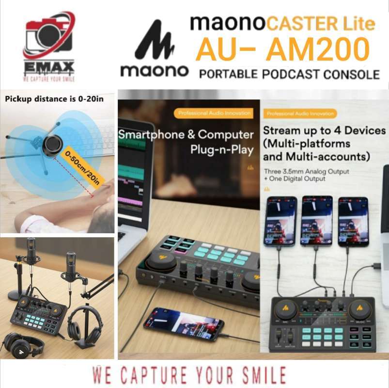 Jual maono CASTER Lite AU AM200 S1 Starter Bundle Kit Audio Mixer ...