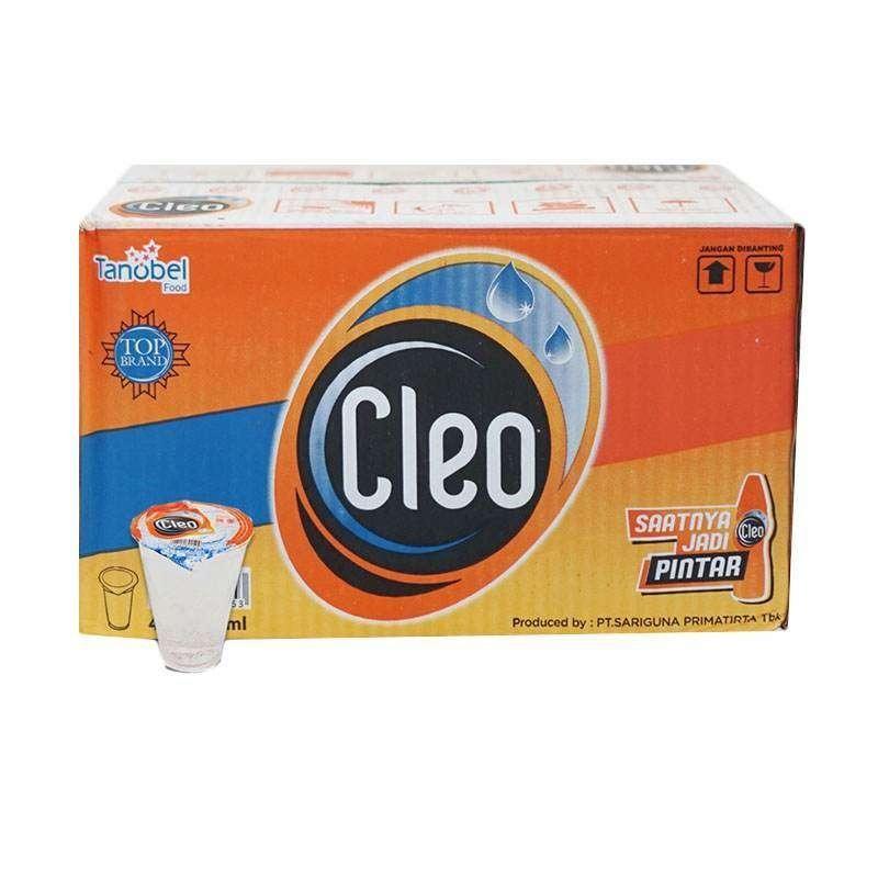 Jual Cleo Air Mineral [250 mL/ Kemasan Gelas/ Per Dos] di Seller Wahyu ...
