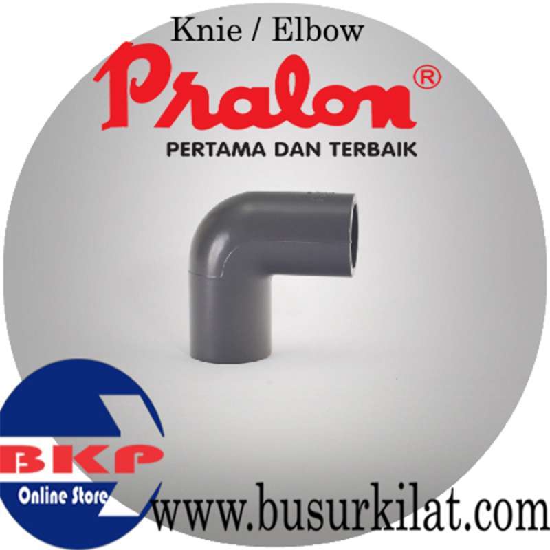 Promo KNIE 90 1 Inch PVC PRALON (AW) / Knie Elbow / Sambungan Pipa Abu ...