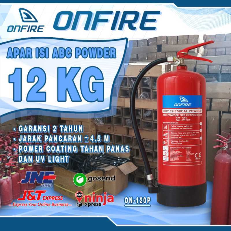 Jual Alat Pemadam Kebakaran (APAR) 12KG ABC Powder 80% - ONFIRE di Seller Feto Official - Kota ...