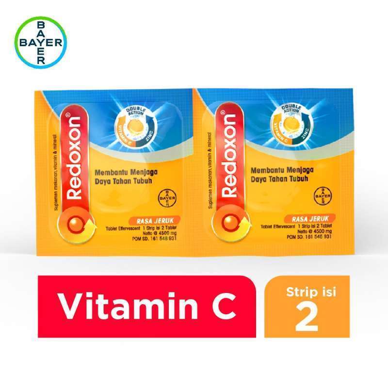 Jual Redoxon Vitamin C Zinc Rasa Jeruk 2 Sachet di Seller Parcelku.id ...