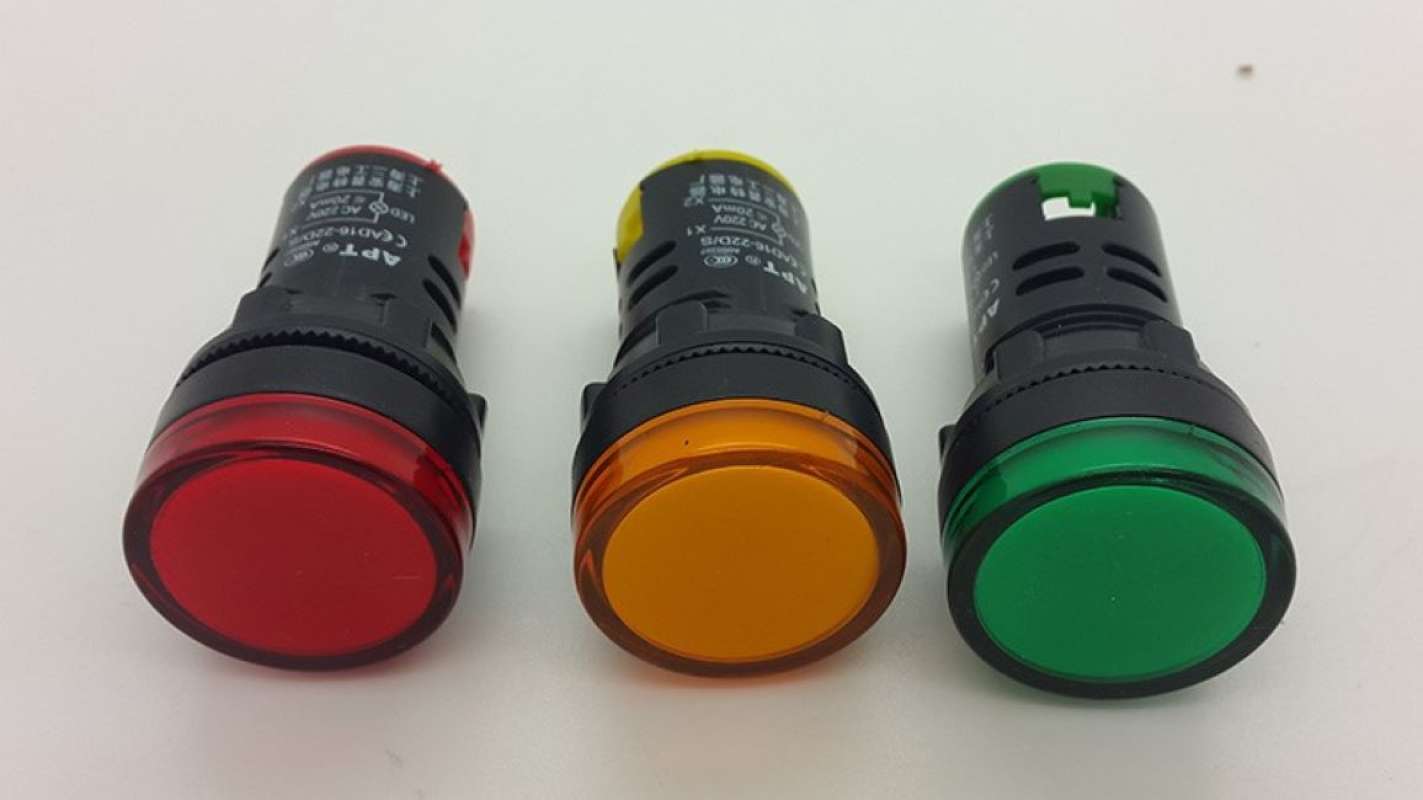 Promo Lampu LED Push/Knop/Switch Button Box Panel Listrik 220V Diskon ...